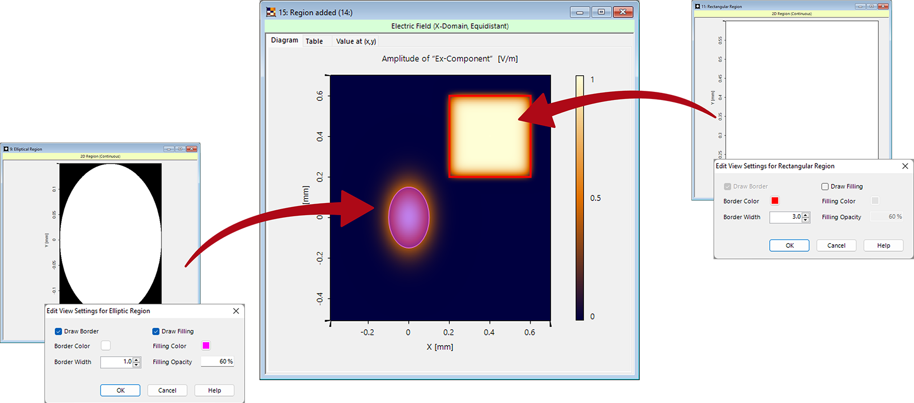 Add Region to Data Arrays