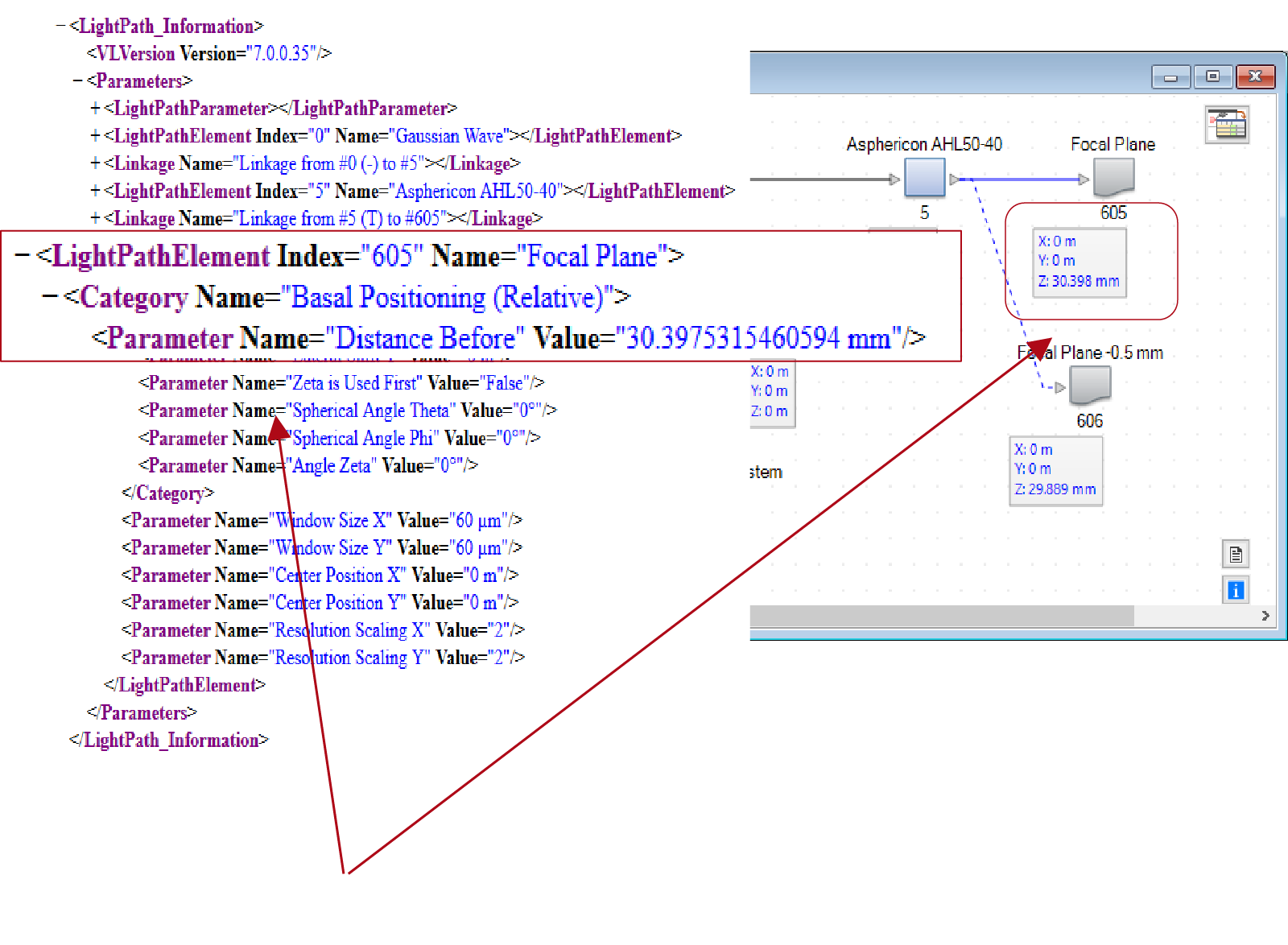 Light Path Diagram Information Export - LightTrans