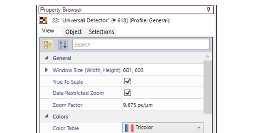 Working with the Property Browser | Optical Design